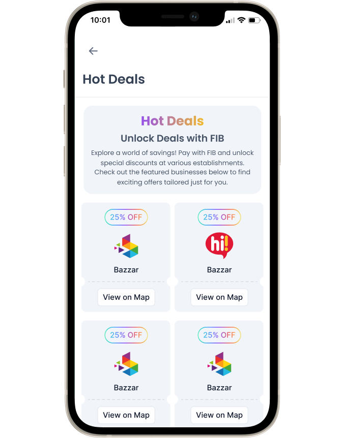 Cashback - First Iraqi Bank - FIB